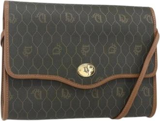 Dior Sac bandouli&egrave;re vintage Pre-owned - Femme - Pre-owned - Brun - Taille: ONE Size