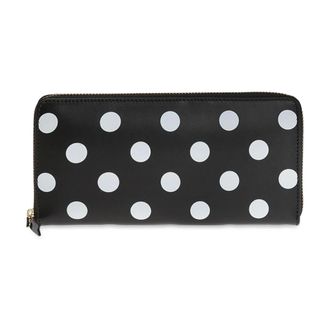 Comme Des Gar&ccedil;ons unisex, Accessoires, Noir, Taille: ONE Size Polka Dot Zip Wallet