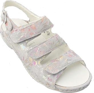 Waldläufer Gunna 204003-168-070 Sandales pour femme Pointure EU, gris, 37.5 EU