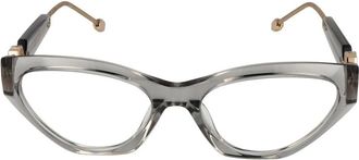 Philipp Plein Femme, Accessoires, Gris, Taille: ONE Size Cat Eye Frame