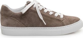 Brunello Cucinelli Femme, Chaussures, Brun, Taille: 39 EU Baskets en daim avec Monili