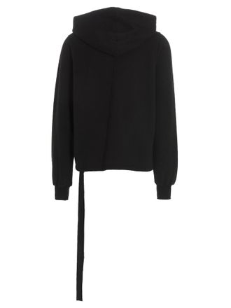 Rick Owens Mens Black Cotton Sweatshirt Clothing