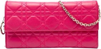 Dior Pre-owned Wallet on Chain - - Pre-owned - Damen - Rosa - ONE SIZE
