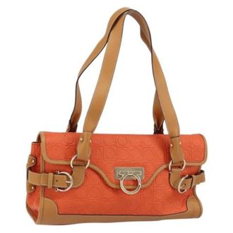Ferragamo Pre-owned Plastic Shoulder Bag - - Pre-owned - Damen - Orange - ONE SIZE