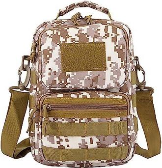 Generic Sac &agrave; dos d&eacute;cole pour gar&ccedil;ons, sac &agrave; bandouli&egrave;re en plein air, alpinisme, petit sac portable de loisirs tendance, tente pour 1 homme, dor&eacute;, taille uni