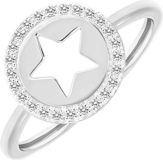 Edenly Ring Stellar - Weißgold 18 Karat mit Diamanten