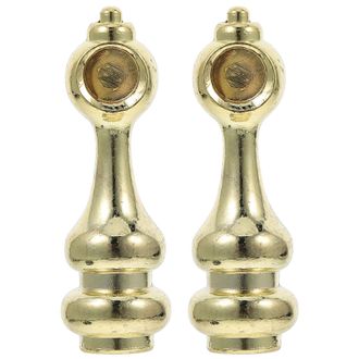 SOLUSTRE 2 Stück Goldfarbene Weinregal Schutzgeländer Verbinder Möbelbeschläge für Weinschrank Stabile Verbindung Einfache Montage Kompatibel mit Verschiedenen