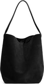 Generic Grands sacs seau en daim/cuir pour femmes, style r&eacute;tro, souples et pratiques, id&eacute;aux pour le travail et le shopping