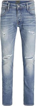 Jack & Jones Jjiglenn Jjfox CB 043 50sps Sn Jean, Bleu Denim, 34W / 32L Homme