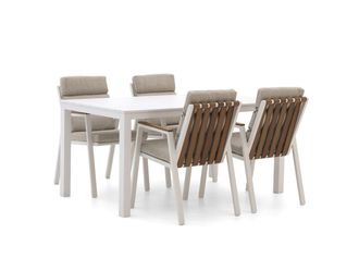 Bellagio la vita attrattiva Bellagio Bertinoro/Menzano 160 cm Gartenm&ouml;bel-Set 5-teilig stapelbar