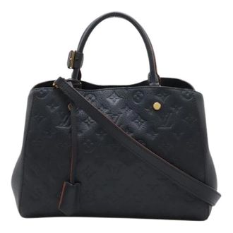 Louis Vuitton Pre-owned Montaigne Monogram Empreinte Handtasche - - Pre-owned - Damen - Blau - ONE SIZE