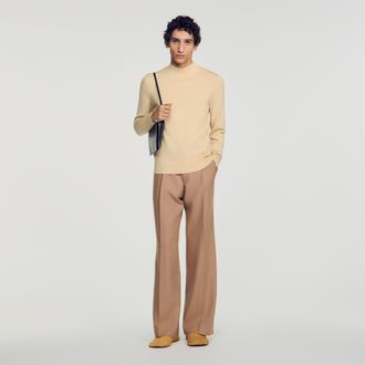 Sandro Wollpullover mit Stehkragen