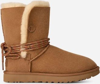UGG Classic Bailey Tie Boot für Damen in Brown, Größe Schaffell