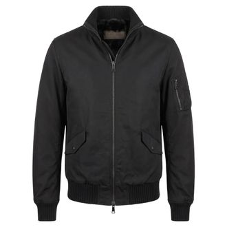 Giorgio Brato Bomber Pilote &agrave; Col Haut - Homme - Vestes - Noir - Taille: XL