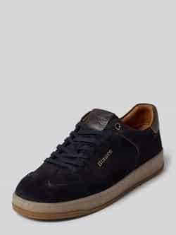 Blauer Sneaker mit Schn&uuml;rverschluss Modell FARRELL02
