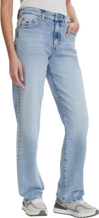 Tommy Hilfiger Femme, Jeans, Bleu, Taille: W27 Jean Slim Droit Taille Moyenne