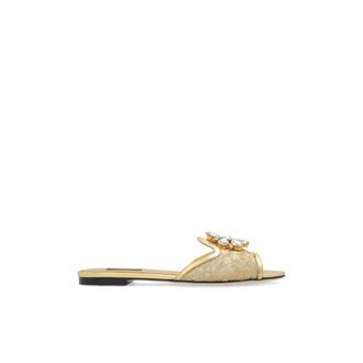 Dolce & Gabbana Bianca Slides - - Shoes - Damen - Gelb - 37 EU
