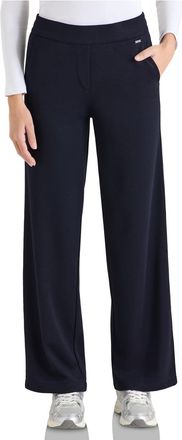 Cecil Wide Leg Hose universal Blue XS