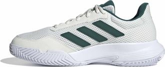 adidas Unisex Court Spec 2 Tennis Shoes, off white/collegiate green/Cloud white, 40 2/3 EU