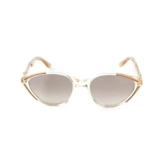 Saint Laurent Pre-owned Acetat sonnenbrillen - - Pre-owned - Damen - Beige - ONE SIZE