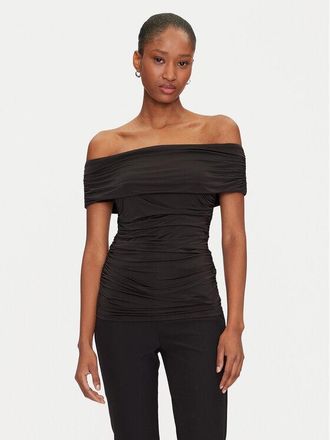 Guess Bluse 5GGP04 6259A Schwarz Regular Fit