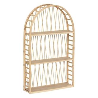 Atmosphera Atmosphera - Etag&egrave;re murale anahi bambou beige 74x45cm