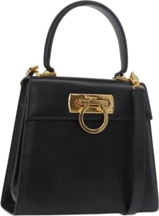 Ferragamo Sac &agrave; main Pre-owned - Femme - Pre-owned - Noir - Taille: ONE Size