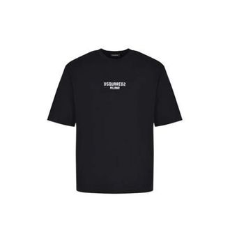 Dsquared2 Logo T-Shirt - - Tops - Herren - Schwarzk - L