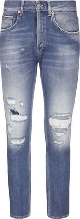 Dondup Femme, Jeans, Bleu, Taille: 36 FR Dian Five-Pocket Carrot Fit Jeans