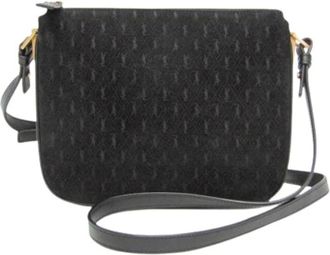 Saint Laurent Sac bandouli&egrave;re Monogram Pre-owned - Femme - Pre-owned - Noir - Taille: ONE Size