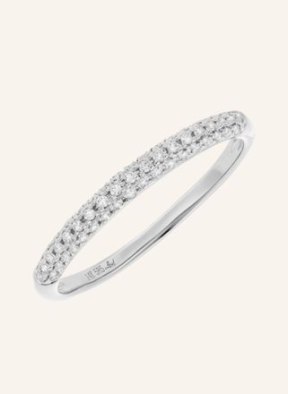 Leaf Ring Dazzle Mit Diamanten silber