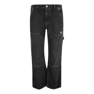 Off-white Vintage Gothic Carpenter Jeans - - Jeans - Herren - Schwarzk - W31