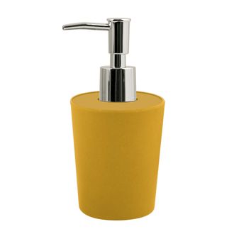 Spirella Takeo Safran Seifenspender aus Bambusfasern, Bambus, Yellow, Standard