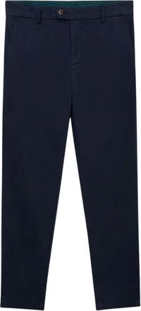 Brooks Brothers Homme, Pantalons, Bleu, Taille: W33 Chino en coton stretch &agrave; micro-motif