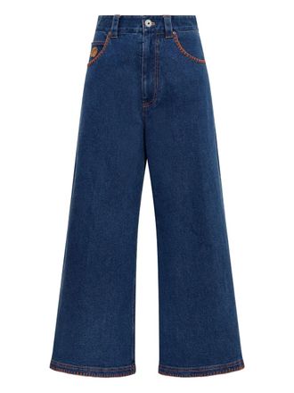 Maliparmi jean à coutures contrastantes - Bleu