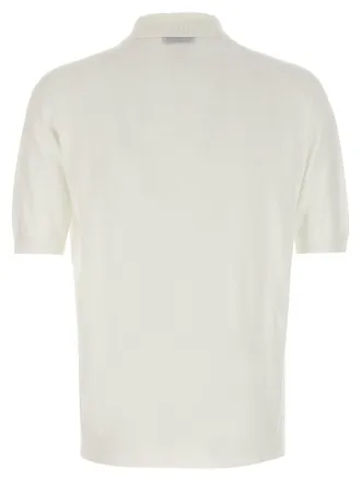 John Smedley Polo Shirt - Cream
