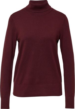 s.Oliver Feinstrickpullover aus Viskosemix mit Rollkragen