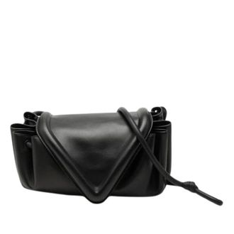 Bottega Veneta Sac bandouli&egrave;re Beak Pre-owned - Femme - Pre-owned - Noir - Taille: ONE Size