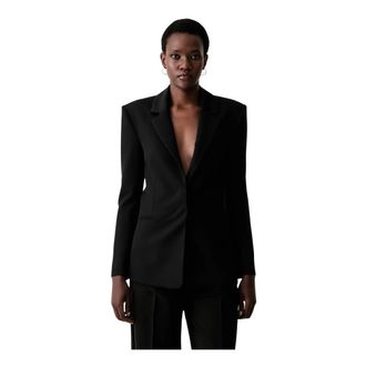 Patrizia Pepe Femme, Vestes, Noir, Taille: 40 FR Blazer ajust&eacute;