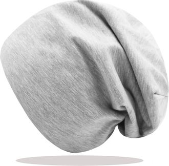 Glamexx24 Beanie M&uuml;tze Herren Damen: Slouchy Baumwoll Jersey &Uuml;bergangsm&uuml;tze, Laufm&uuml;tze, Chemo M&uuml;tze, Fahrradm&uuml;tze f&uuml;r Alle Jahreszeiten