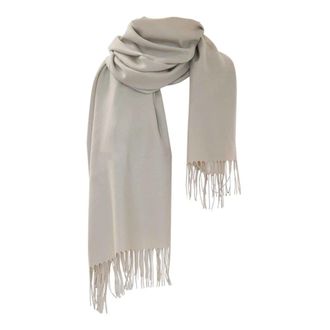 Kocca Femme, Accessoires, Beige, Taille: ONE Size Chic &eacute;charpe longue &agrave; bords effiloch&eacute;s effet laine
