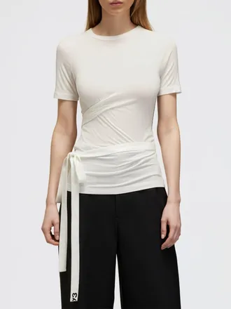 Yohji Yamamoto T-Shirt Y-3 Femme couleur Blanc