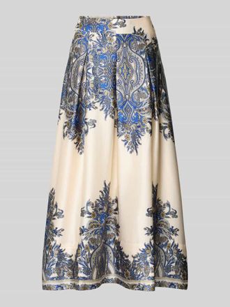 Neo Noir Midiirock mit elastischem Bund Modell LENNI