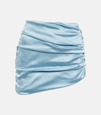 Alessandra Rich Minirock aus einem Seidengemisch