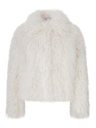 Tagliatore Lederjacke - Wei&szlig;