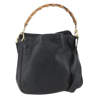 Gucci Pre-owned Lederhandtasche - - Pre-owned - Damen - Schwarzk - ONE SIZE