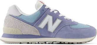 New Balance Unisex 574 en Gris/Blanc, Suède/Mesh, Taille 40.5 Large