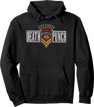 Five Finger Death Punch 5FDP Sergeant Major Logo Pullover Hoodie