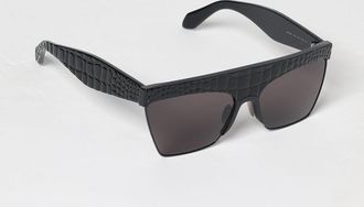 Alaia Rechteckige Sonnenbrille von aus Acetat mit Kroko-Muster