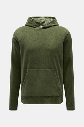 04651/ Herren - Kapuzenpullover Beach Hoodie oliv